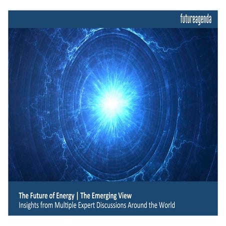 Future of Energy - The Emerging View | PDF