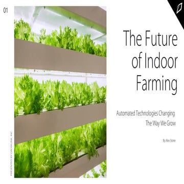 Future Of Indoor Farming | PDF