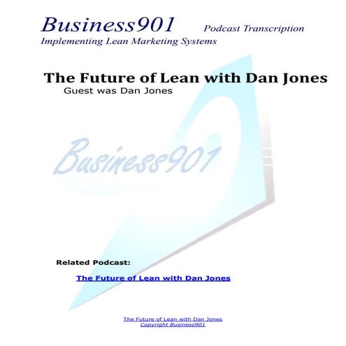 Creating a Lean Business System white paper | PDF