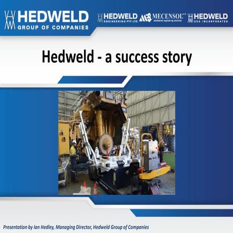 Future of manufacturing + engineering summit hedweld | PPTX | Business ...
