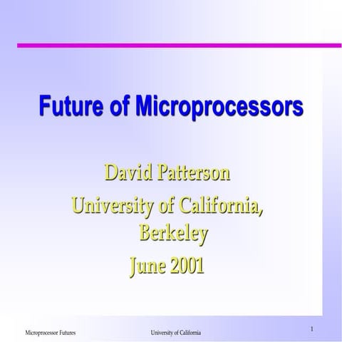 Future of microprocessor in applied physics | PPT