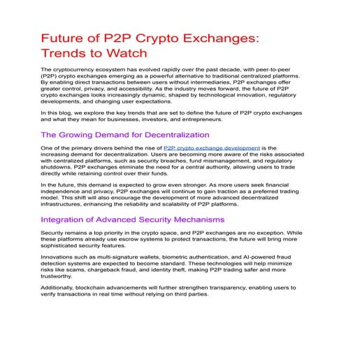 Future of P2P Crypto Exchanges_ Trends to Watch.pdf