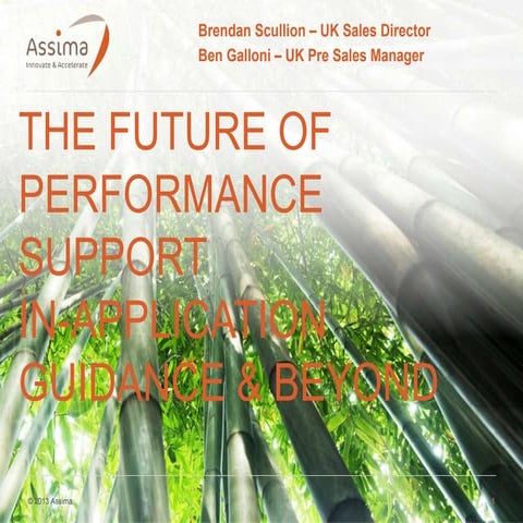 The Future of performance support | PPT