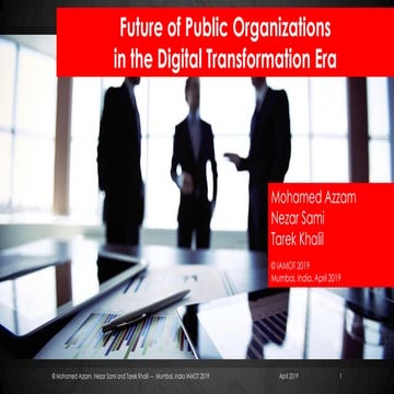Future of public organizations in the digital transformation era | PPT