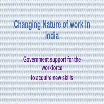 Future of work (edx project) | PPT