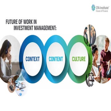 Future of Work in Investment Management | PDF