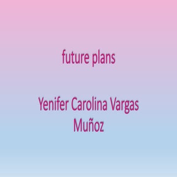 Future plans | PPTX