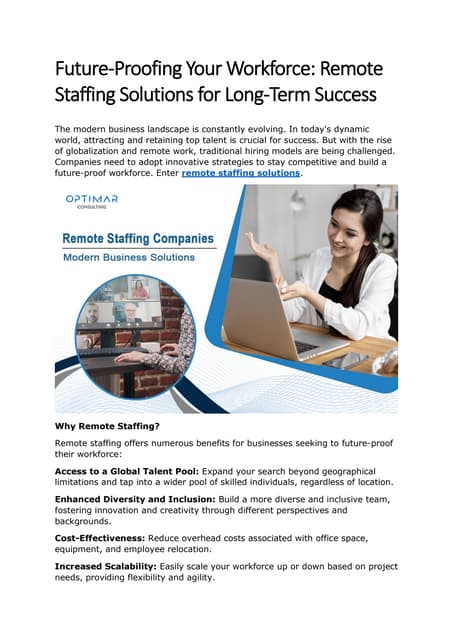 Navigating Remote and Hybrid Work Models in 2024.pptx | Remote Working | Careers