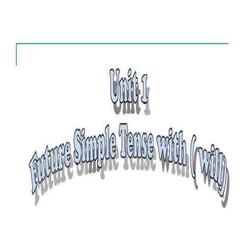 future simple tense.ppt | Programming Languages | Computing