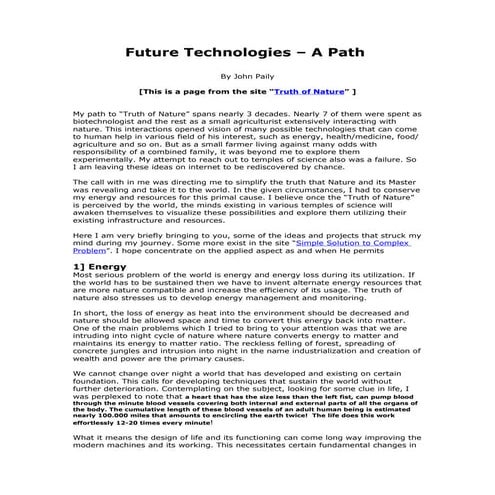 Future Technologies | PDF
