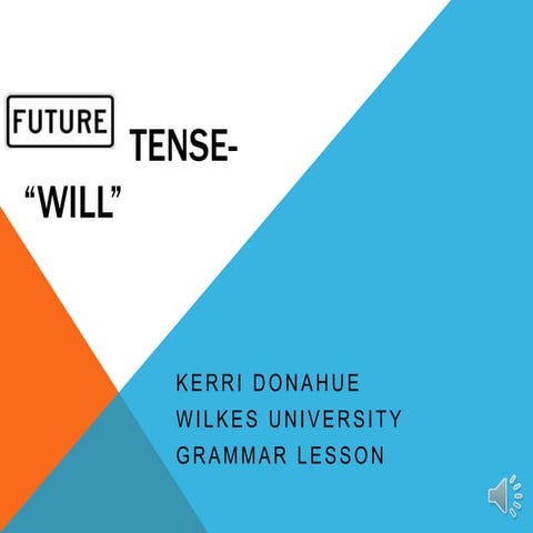 Future tense | PPTX
