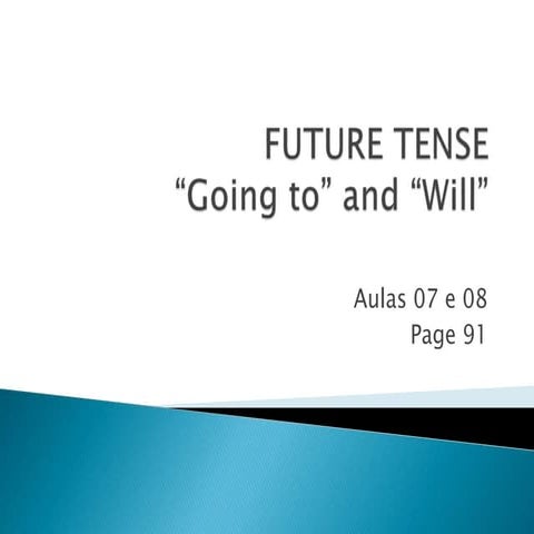Future tense | PPTX