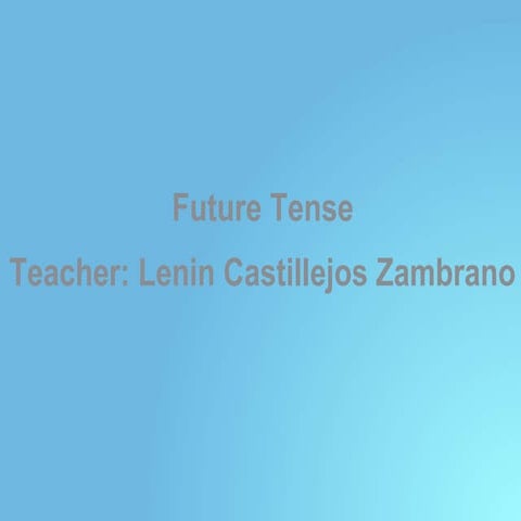 Future Tense.ppt