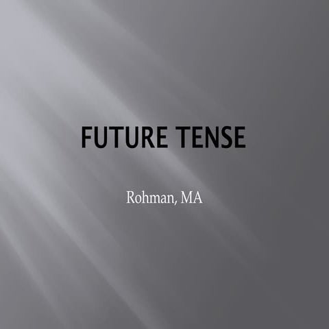 Future Tense Bahasa Inggris Kebidanan.pptx