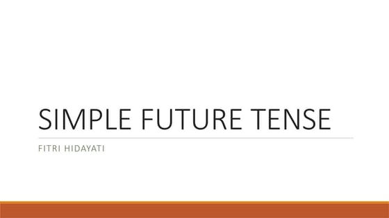 Future perfect tense | PPT