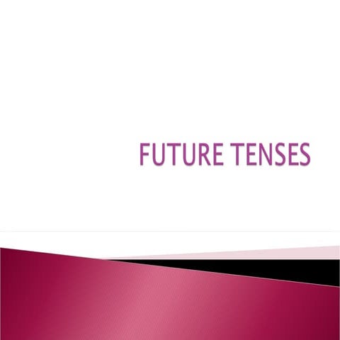 Future Tenses | PPT