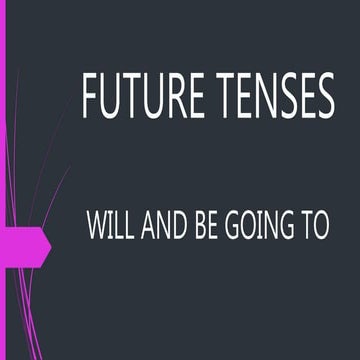 Future tenses | PPTX