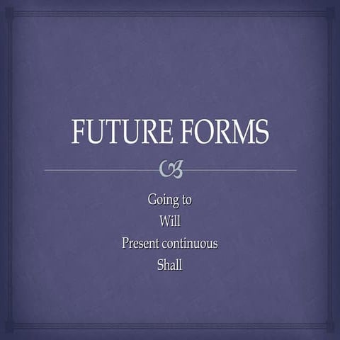 Future tenses | PPT
