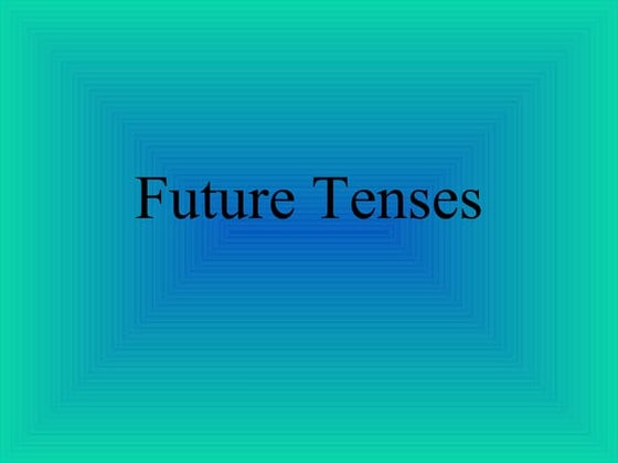 Talking about the future using 'will' and 'going to' | PPT