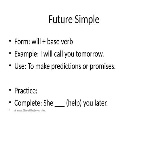 Future_Tenses_Presentation.pptx for the English lesson | PPTX
