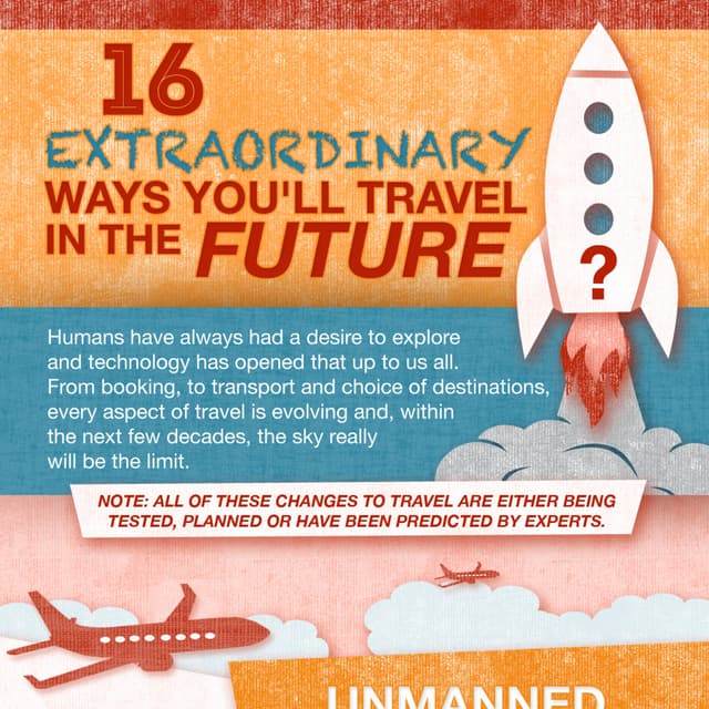 16 Extraordinary ways you'll travel in the future | PDF