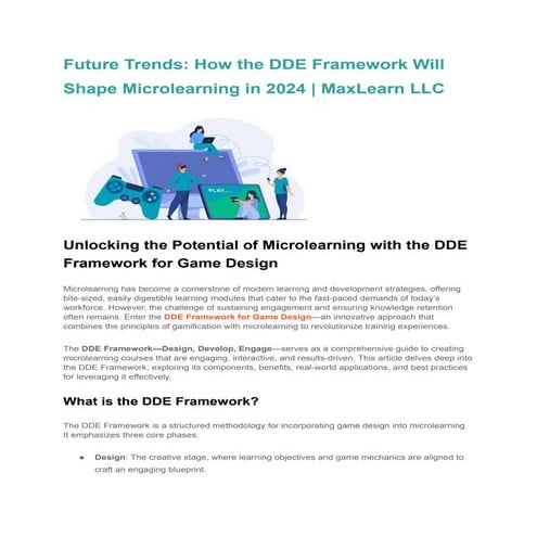 Future Trends_ How the DDE Framework Will Shape Microlearning in 2024 ...