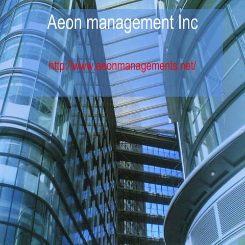 Aeon management Inc - Chennai | PPTX