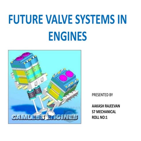 Future valve system in engine | PPTX