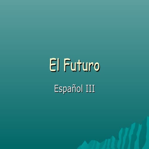 Futuro power point | PPT