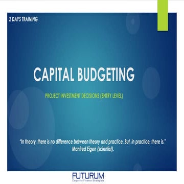 Capital budgeting-decision-process | PPTX
