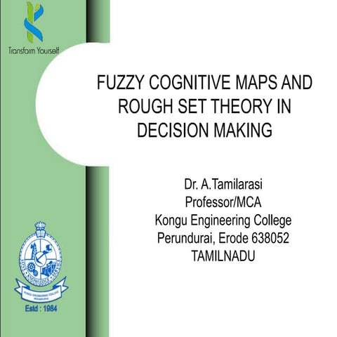 Fuzzy cognitive map and Rough Sets in Decision Making | PDF