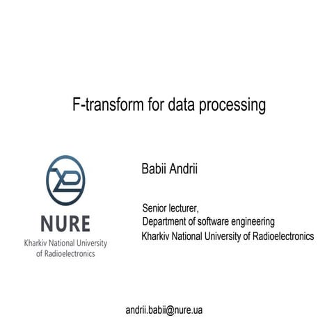F-transform | PPT