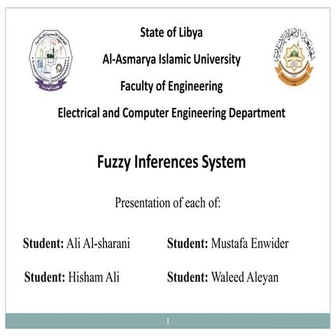 Fuzzy inference systems | PDF