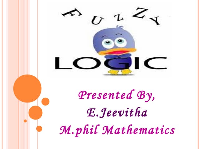 Fuzzy Logic Controller Pptx Programming Languages Computing