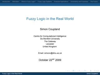Fuzzy Logic Ppt | PPT