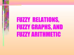 Fuzzy Set Theory | PPT