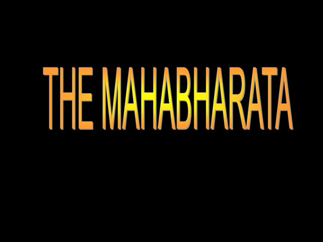 Mahabharata | PPT
