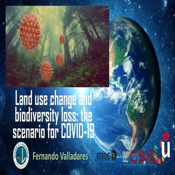 COVID-19: The Day Before | Land use change and biodiversity loss – the ...