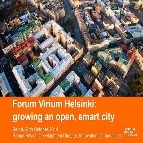 Forum Virium - Public Session Presentation | PPT