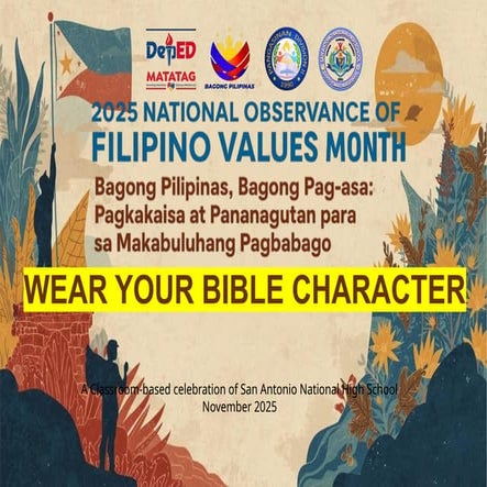 Filipino values month celebration 2025 values education | PPTX