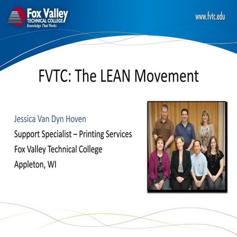 Fox Valley Technical College: The Lean Movement | PDF | Logistics and ...