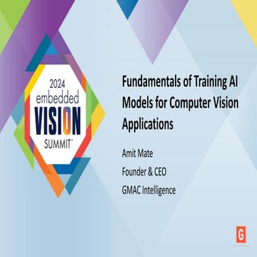 “The Fundamentals of Training AI Models for Computer Vision ...