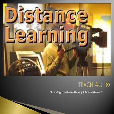 Copyright and Distance Education | PPTX