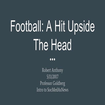 Robert Anthony presentations