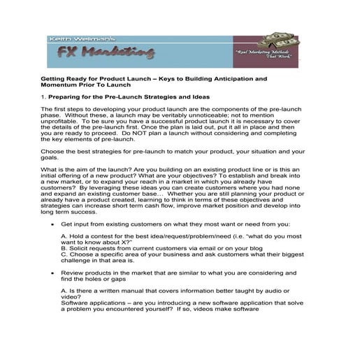 Launch Communication Plan | PDF