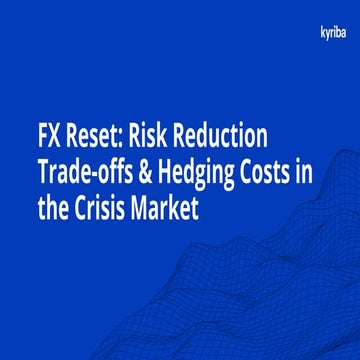 FX Reset: Risk Reduction Trade-offs & Hedging Costs in the Crisis ...