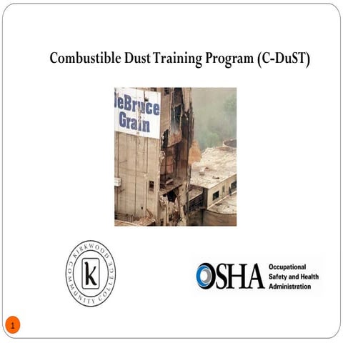 Combustible Dust Health and Safety Presentation | PPT