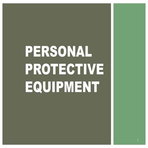 personal protective equipment for agriculture | PDF
