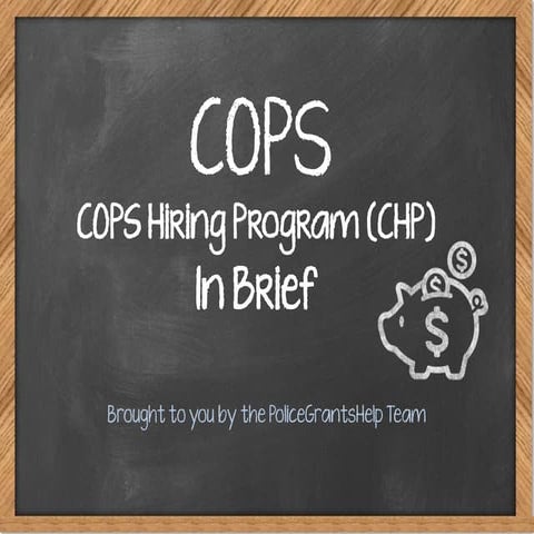 COPS Hiring Program (CHP) In Brief | PDF