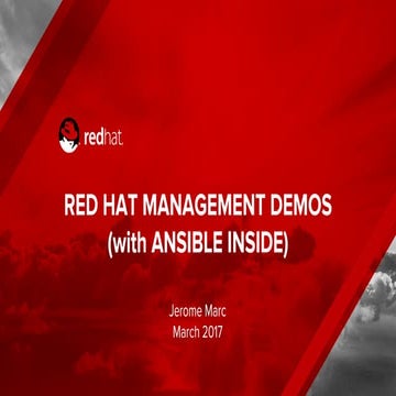 Red Hat Management Demos | PPT